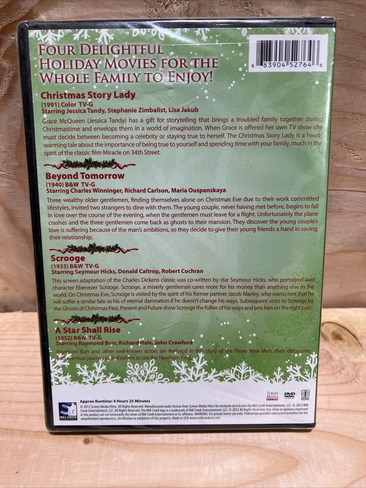 Christmas Story Lady/Beyond Tomorrow/Scrooge/Star Shall Rise (DVD ...