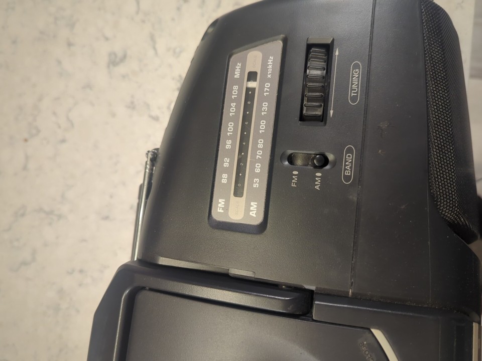 Sony CFD-222 CD Dual Cassette AM/FM Stereo Boombox Tested | eBay