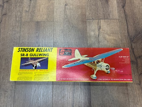 Sterling Models Inc. Stinson Reliant SR-8 Gullwing Balsa Wood Model Kit ...