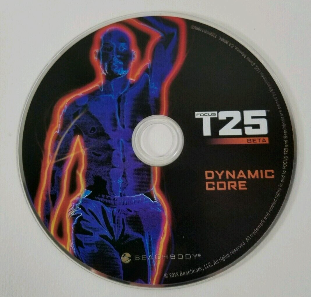 Focus T25 Beta : DYNAMIC CORE - DVD - Beachbody Home Fitness ~ FREE ...
