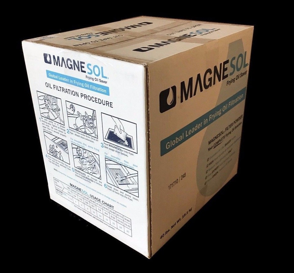 40 lb Bulk Box Magnesol XL Fry Oil Saver Economy Size, 727152, by ...