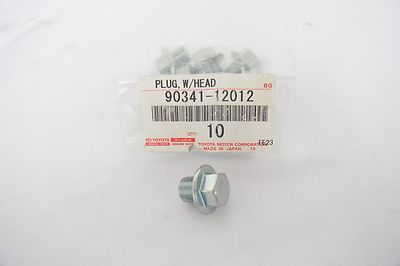 TOYOTA OEM-Engine Oil Drain Plug 1 x 9034112012 / 90341-12012 | eBay