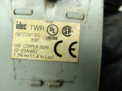 LOT OF 3 IDEC RED PUSHBUTTON AOLD212611N-R 120-660VAC TWR 858T | eBay