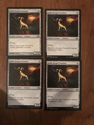 Gold-Forged Sentinel X4 Gatecrash X3 Theros X1 Moderate Play MTG | eBay