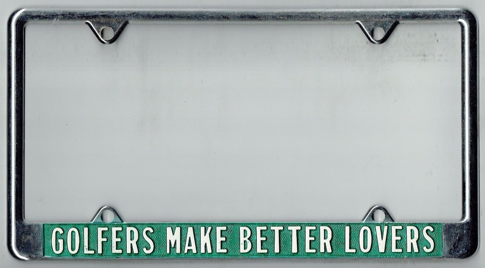 N.O.S.1970's "Golfers Make Better Lovers" Vintage California License ...