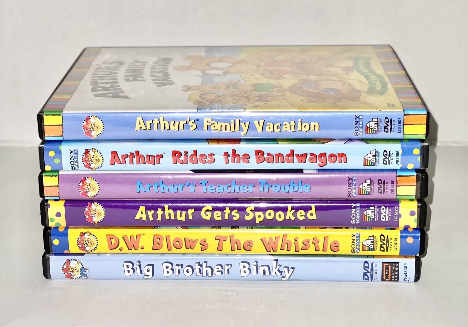 UNTESTED Arthur DVD Lot of 6 (x6) PBS Kids - Various Titles | eBay