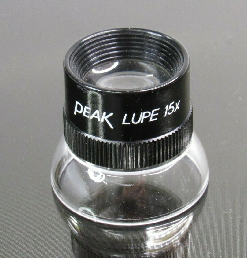 Peak 15X No. 1962 Round Loupe Lupe Magnifier - Made in Japan | eBay