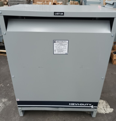 Egs Hevi-Duty 225 KVA 3 Phase Transformer 480 Delta HV 208Y/120 Wye | eBay