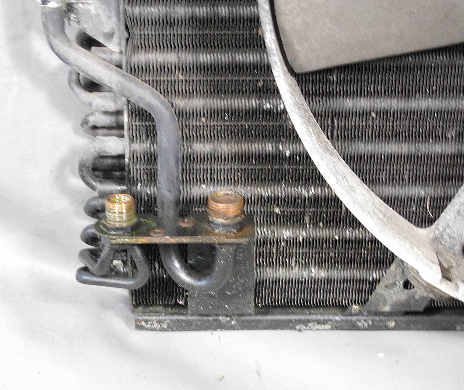 BMW E34 5-Series E32 AC Condenser Radiator w Auxiliary Electric Pusher ...