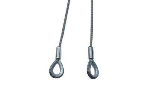 10mm Galvanised Double Leg Wire Rope Sling With Masterlink & Thimble ...