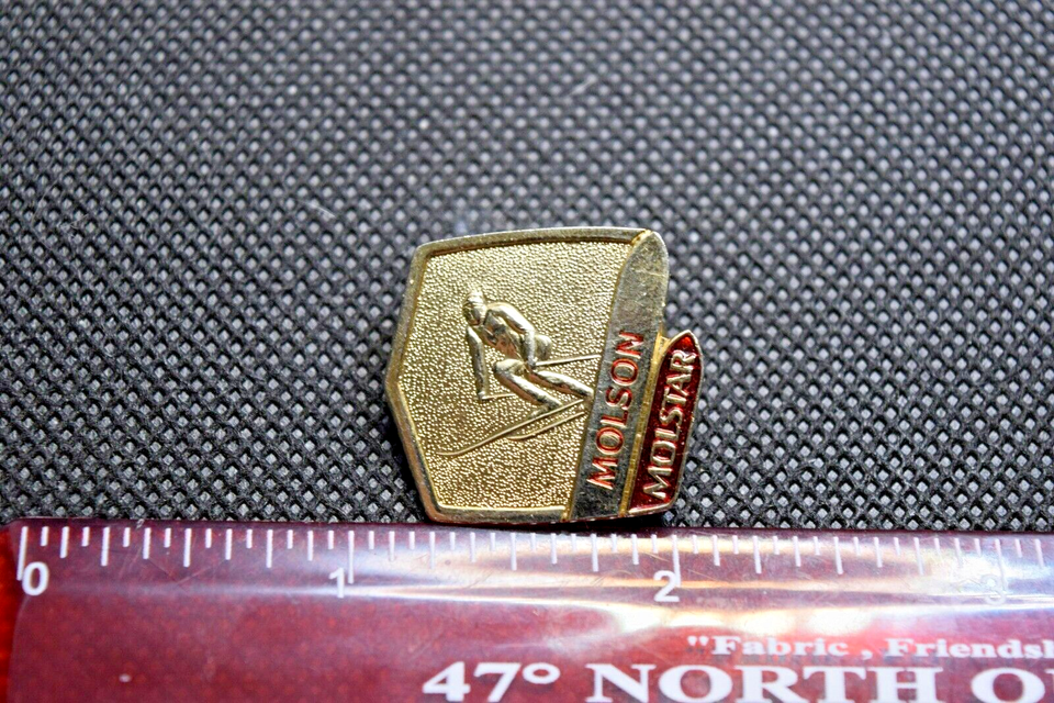 Molson Molstar Skiing Ski Pin | eBay