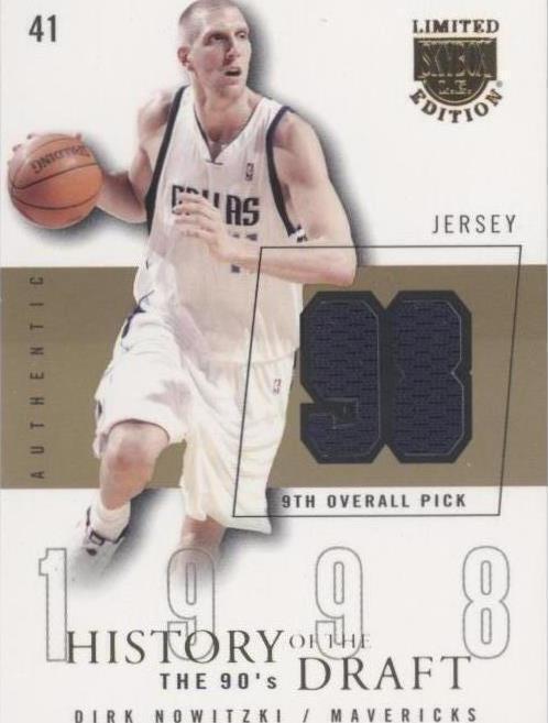2003-04 Skybox Limited Edition - History of the Draft the 90's Dirk ...