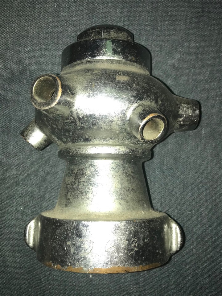 Vintage Brass Bresnan Cellar Distributor Fire Hose 2-1/2” Nozzle | eBay