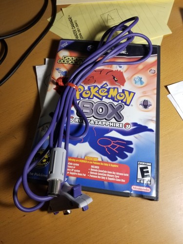 Pokémon Box Ruby and Sapphire - North American (Disc, Memory Card, Link ...