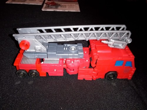 Transformers Titanium Series Optimus Prime Fire Truck Complete | eBay