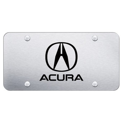 License Plate for Acura on Brushed Stainless Steel [Officially Licensed ...