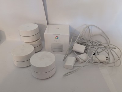 Lot of 5 Google Nest Wifi Router Gen 1 AC1200 Dual Band Mesh Gigabit | eBay