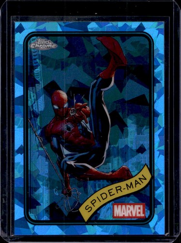 2025 Topps Chrome Marvel Sapphire Spider-Man #101 | eBay