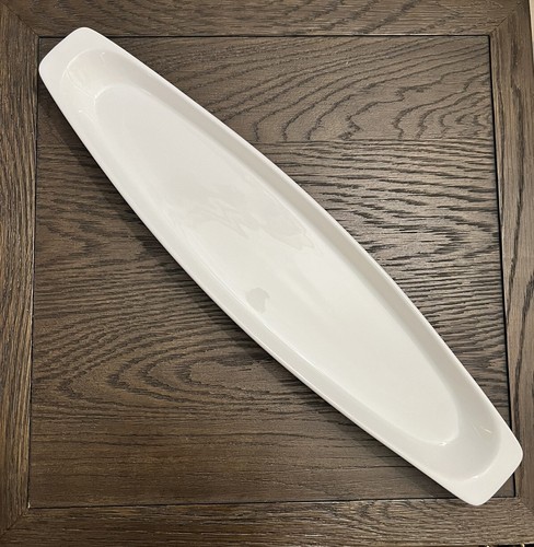 Pier 1 Imports Tasting Party Oblong White Serving Dish 21 Inches | eBay