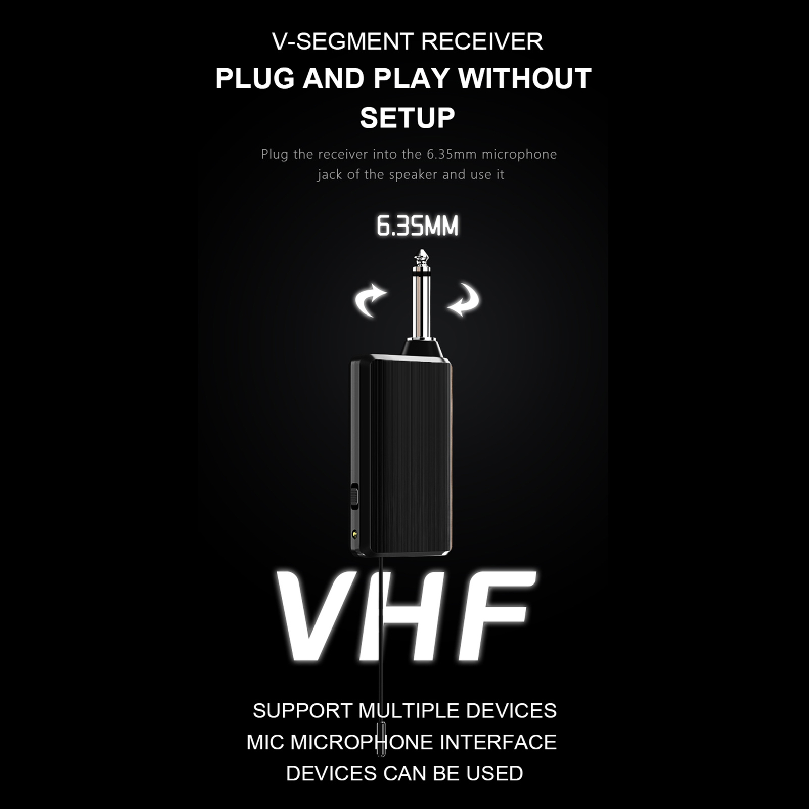 2pcs Handheld Microphone Anti-interference Intelligent Chip Handheld ...