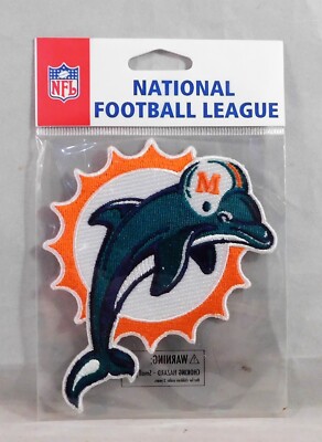 Miami Dolphins NFL Patch Scrapbook Stickers Embroidered Journal EK ...