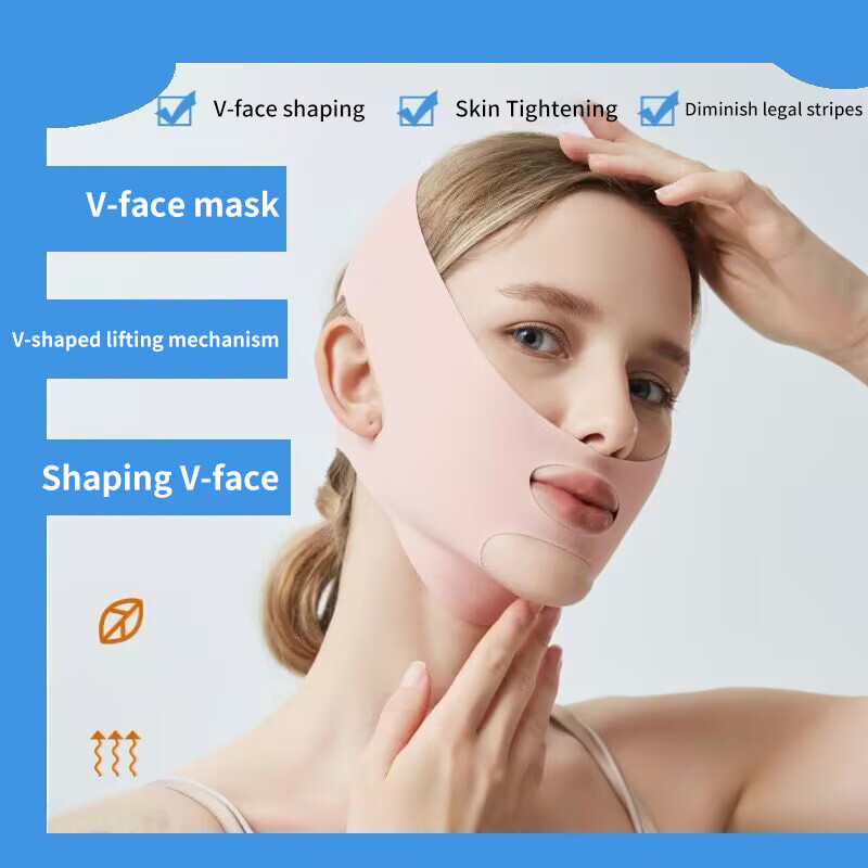 V Face Slimming Anti Aging Lift Band Strap Chin Wrinkle Bandage Shaper ...