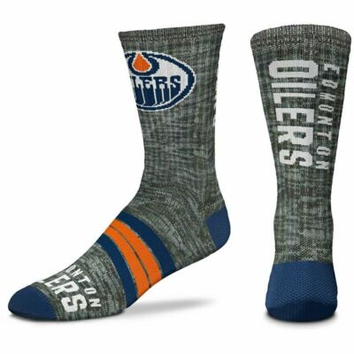 Edmonton Oilers NHL For Bare Feet The Quad Deuce Crew Socks *Medium | eBay