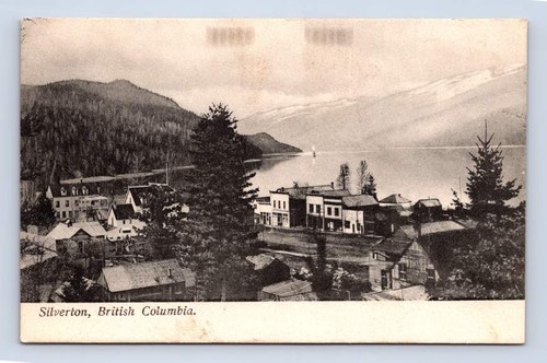 Silverton British Columbia ~ Antique Slocan Lake Kootenay Canada ...