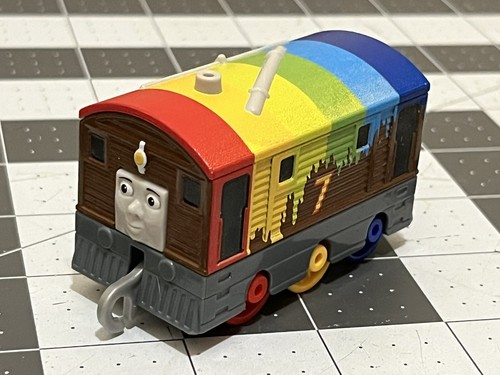 Thomas & Friends Push Along Metal Train Rainbow-Toby-Limited Edition | eBay