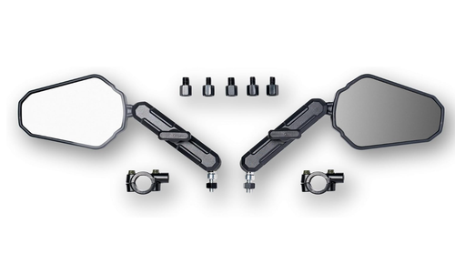 Motorcycle Wing Mirror Set for Adventure and Off-Road Riding Universal ...