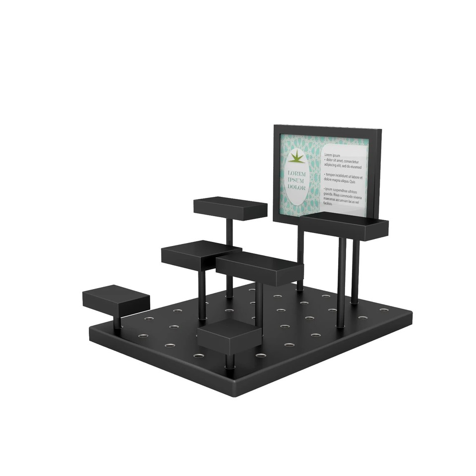 Modular Multi-Level Display Riser Kits - Small Unit High Gloss Black ...