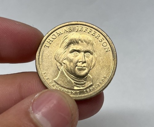 Rare Thomas Jefferson $1.00 Coin, 1801-1809, 2007 P, Position A ...