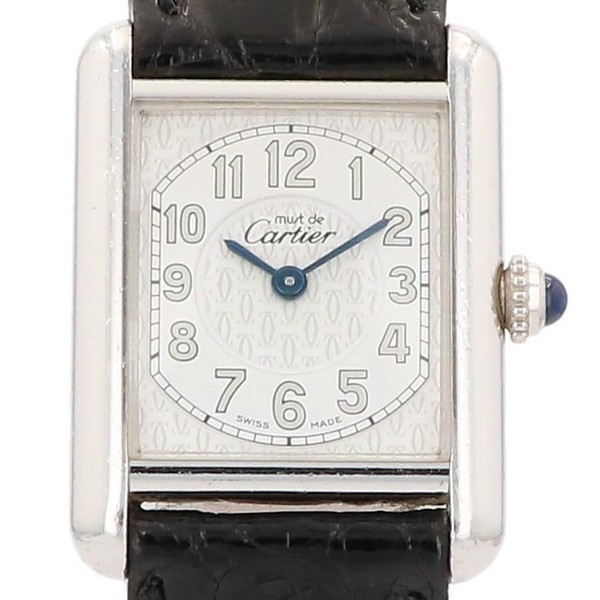 Cartier Tank Silver Women's Watch - 2416 for sale online | eBay