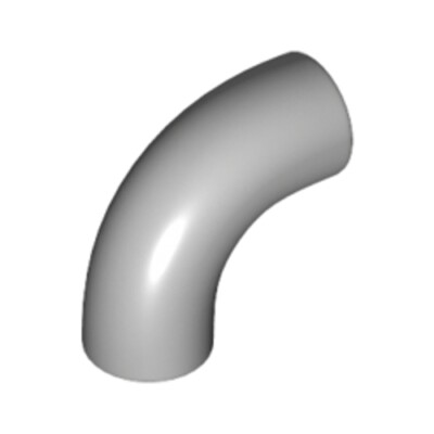 Lego Technic Bricks 6x Medium Stone Grey Elbow 90deg Tube 25214 6151349 ...