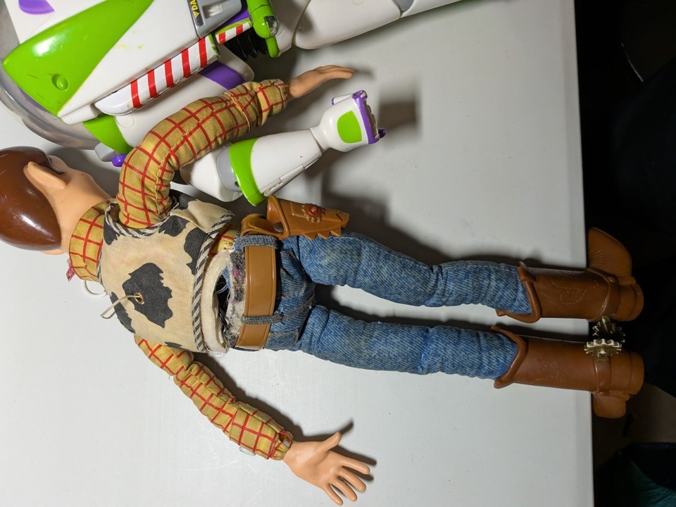Toy Story Disney Bundle Buzz Woody large Action Figure Lot | eBay UK