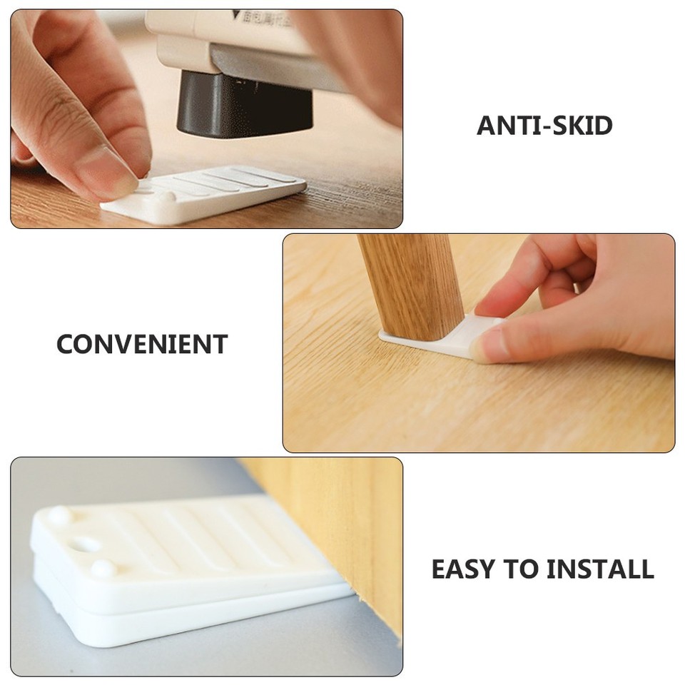 4pcs Furniture Feet Mats Simple Sofa Leg Bed Foot Base Raising Pads ...