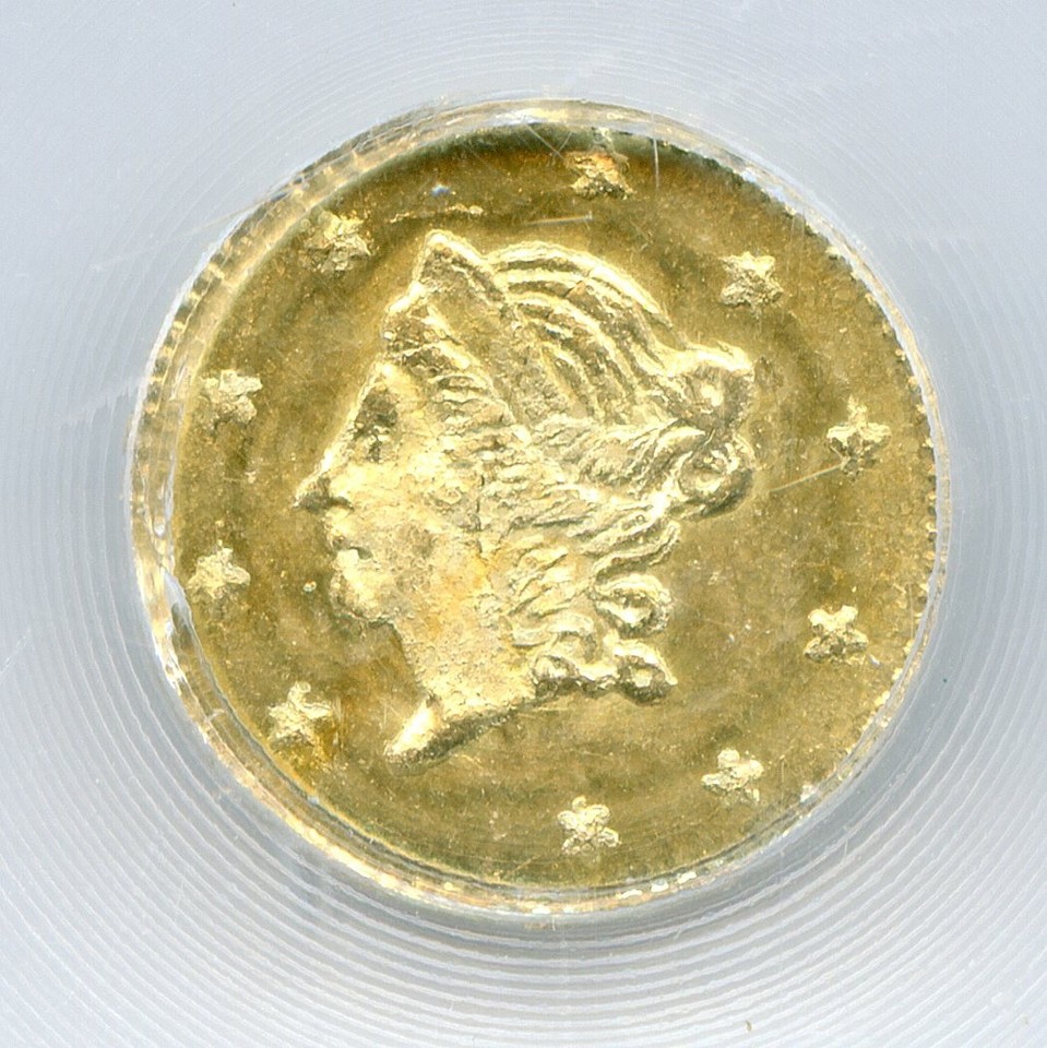 1871 G50C Liberty Rd, California Fractional Gold 1/2$ , BG-1011, MS65 ...