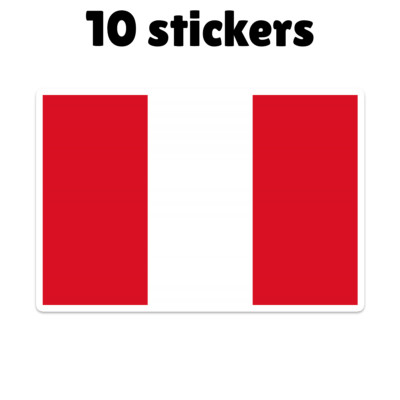 Peru Flag Sticker Decal Vinyl Fade & Waterproof | eBay Australia