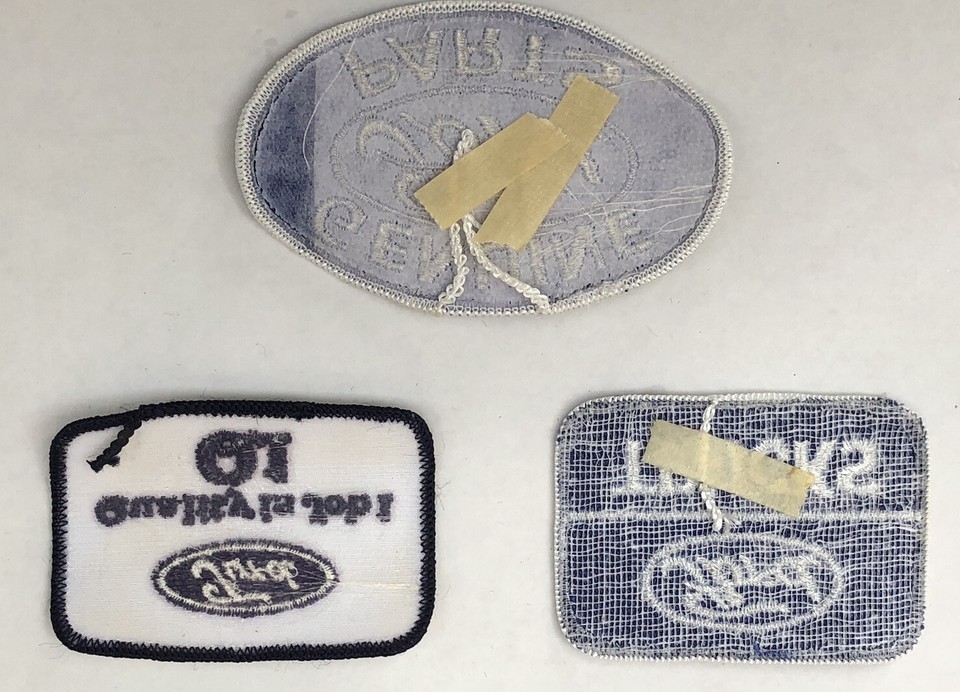3- Ford Uniform Patches Quality is Job One Q1 - GENUINE PARTS & Trucks ...