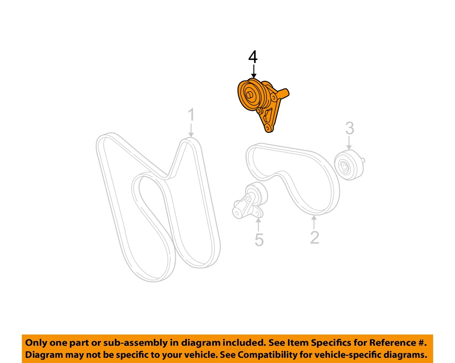 GM OEM-Serpentine Fan Belt Tensioner 12609719 | eBay