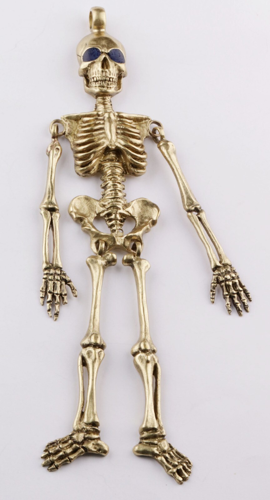 GIGANT Pendant SKULL Bones SKELETON Talisman Charm BI… - Gem