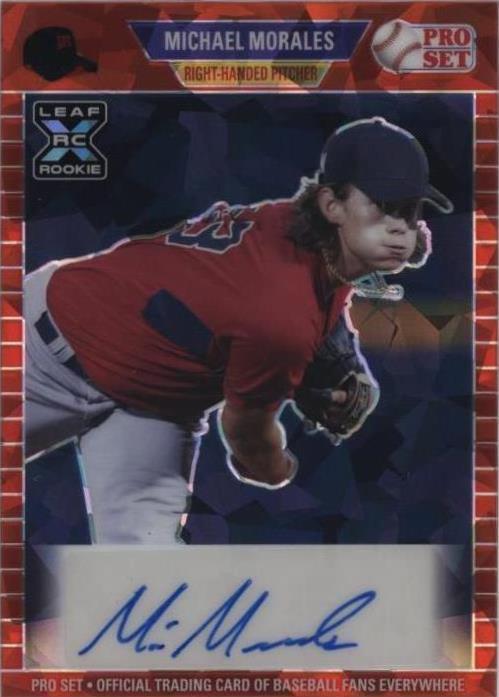 2021 Leaf Pro Set Metal - 1989 Pro Set Autographs Michael Morales #PA ...