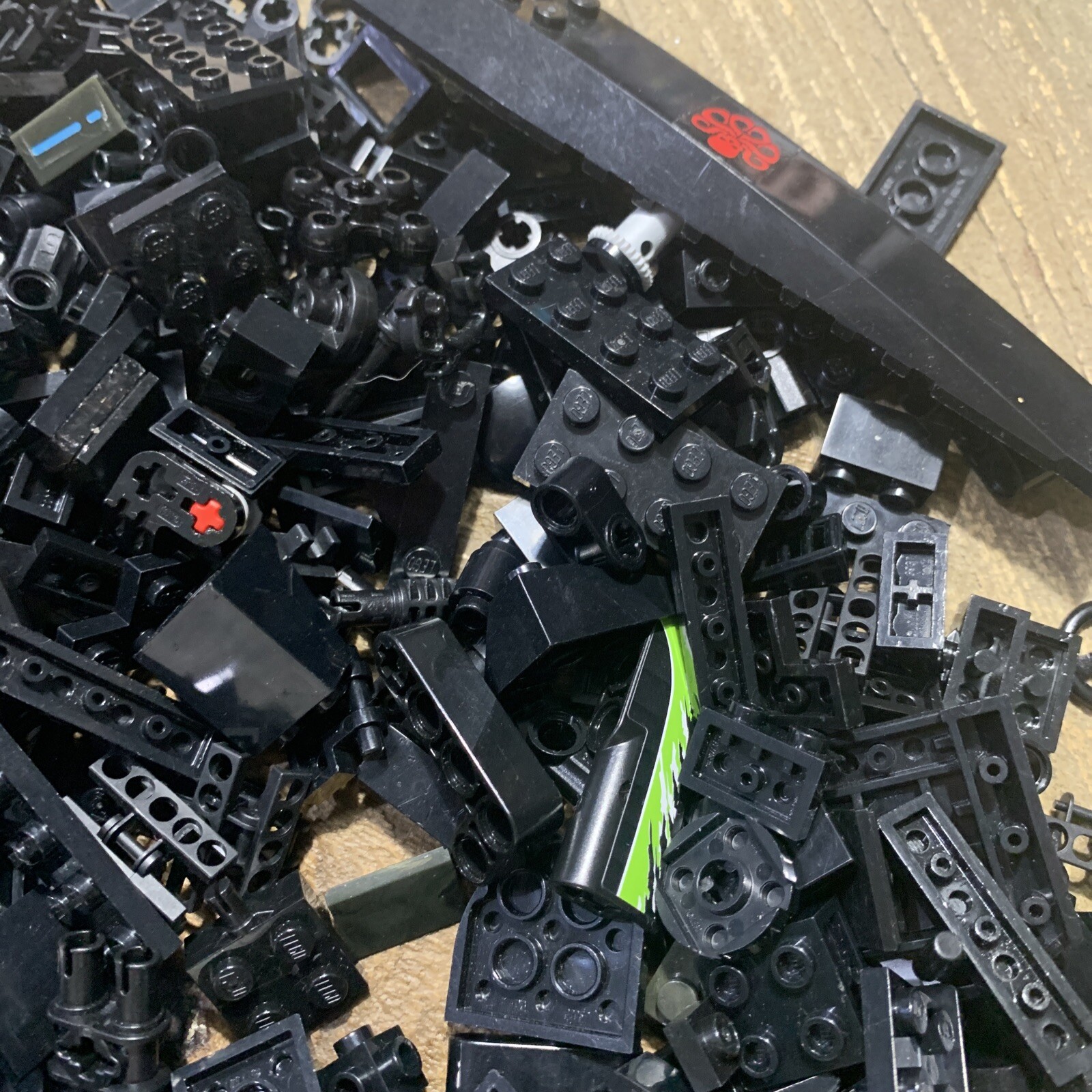 Lego Bulk Lot Black 1 lb Pound Replacement Bricks Flats Specialty ...