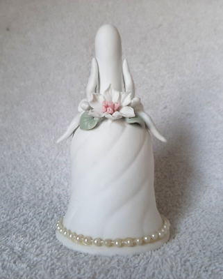 Real Wedding Bells And Doves Two Gold Wedding Rings, Flowers And A