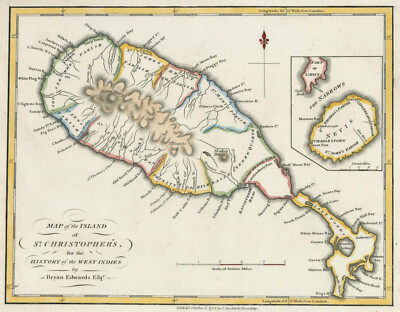 Nevis Island Map Saint Kitts And Nevis People , Weather And Economy