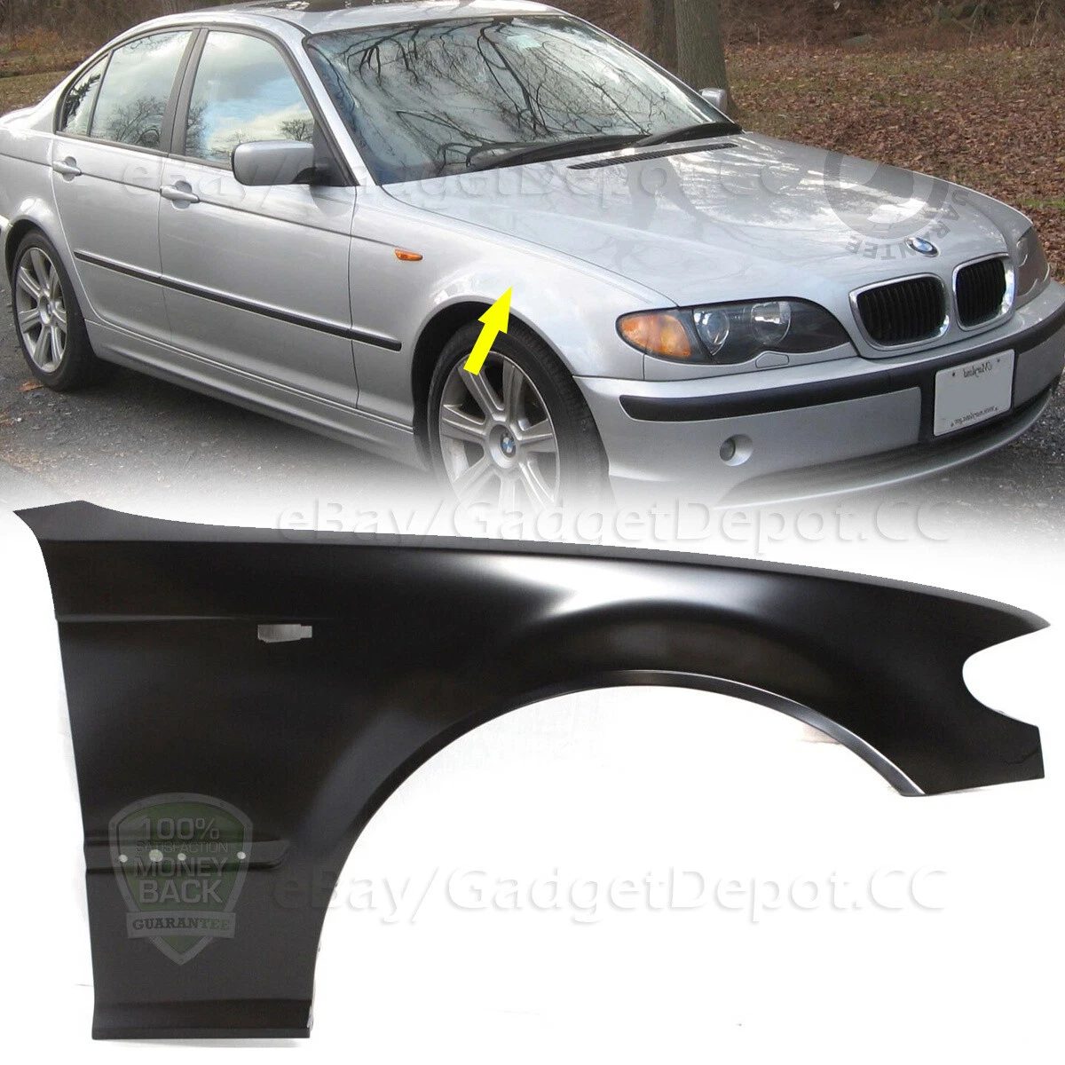 2005 Bmw Sedan Back Side