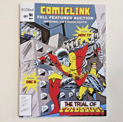 ComicLink Fall Featured Auction Original Art Catalog #51 - Nov 17-Dec 6 ...