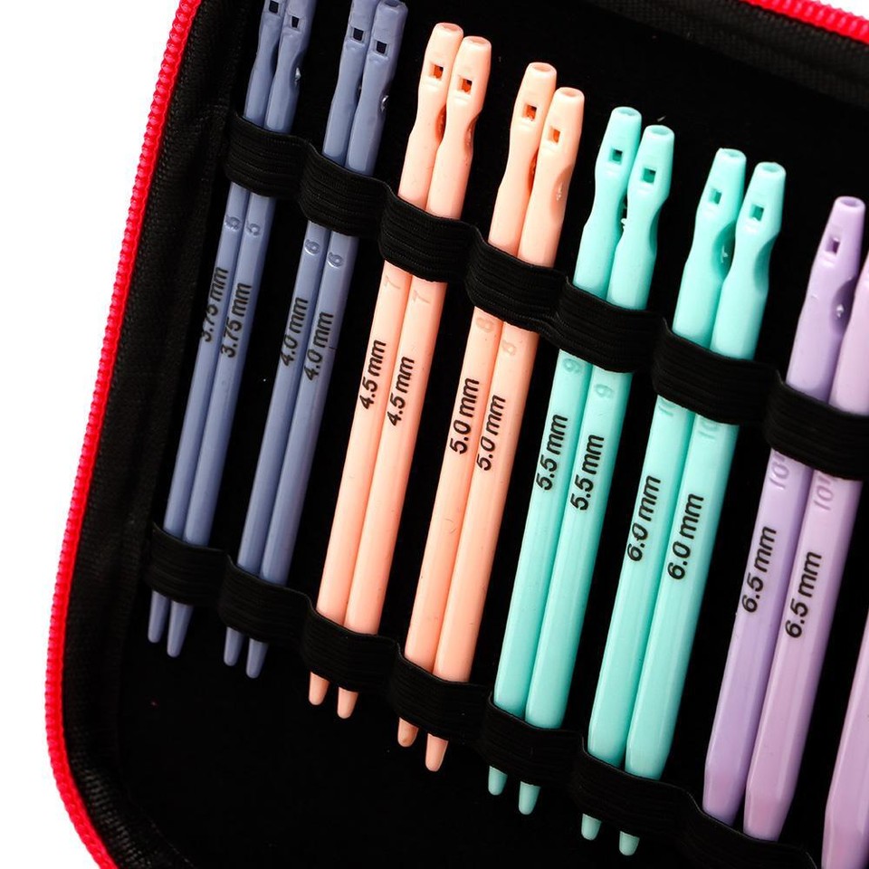 pointed yarn crochet knitting set cable needles circular knitting ...