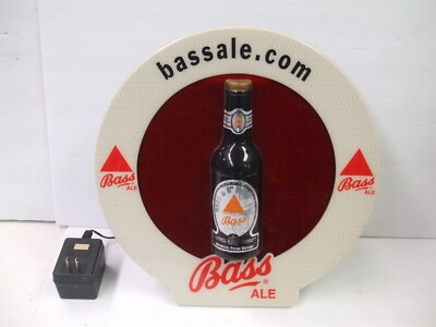 Vintage BASS Ale Illuminated Sound Activated Plasma Motion Bar Sign ...