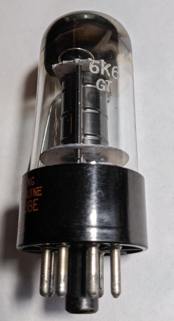 Vintage Emerson 6K6GT Silver Top Tube OS STAR TE-1 Tested 1/25/23 Made ...
